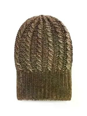 Avant Toi Cable-knit Beanie Hat
