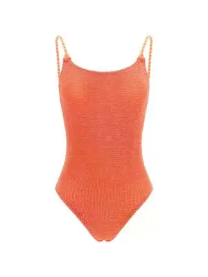 Hunza G Camille Original Crinkle™ Swimsuit - Orange