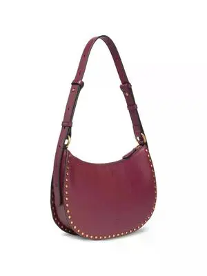 Pinko Love Birds Stud-embellished Shoulder Bag - Red