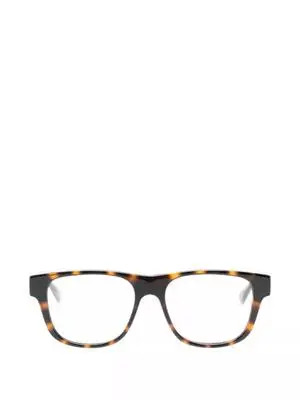 Gucci Tortoiseshell-effect Glasses - Brown