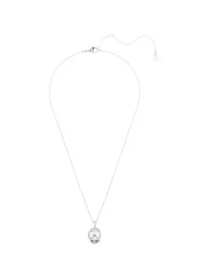 SWAROVSKI Crystal-pendant Cable-link Necklace - Silver