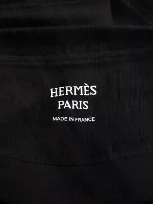Hermès Short-sleeved Round Neck Dress With Trim