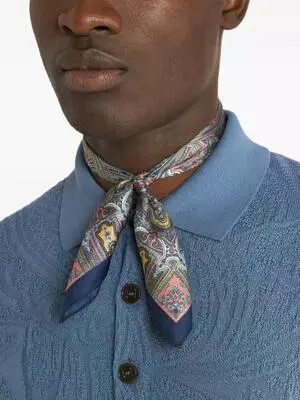 Etro Geometric Paisley-print Pocket Square