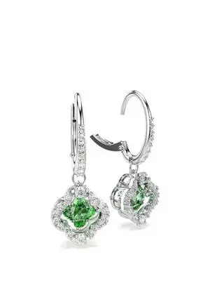 SWAROVSKI Una Angelic Clover-charm Drop Earrings