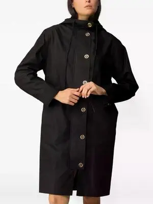 TWINSET Hooded Trench Coat