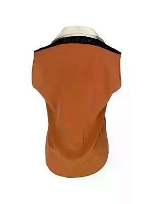 Sandro Lace-trimmed Blouse - Orange