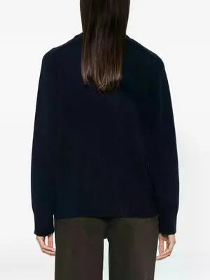 Loulou De Saison Ribbed-trim Crew-neck Knit
