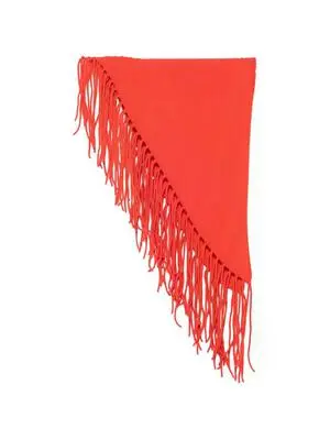 P.a.r.o.s.h Fringe-trim Triangular Scarf - Red