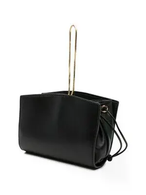 Patrizia Pepe Logo-plaque Drawstring Clutch Bag