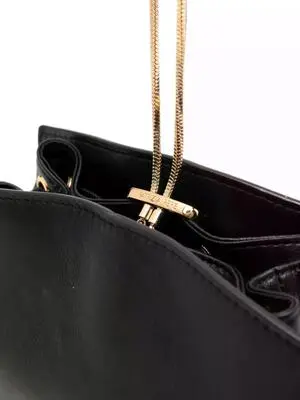 Patrizia Pepe Logo-plaque Drawstring Clutch Bag