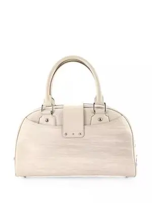 LOUIS VUITTON Montaigne Bowling Bag Epi Leather Gm Handbag - White