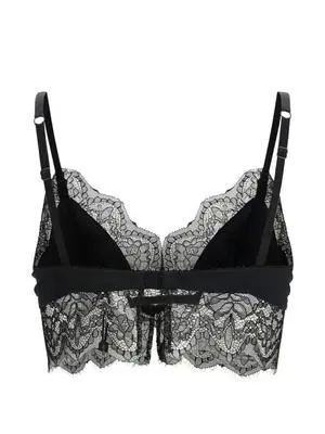 Dolce & Gabbana Lace-trim Satin Bralette