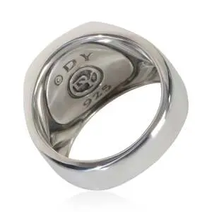 David Yurman Sterling Silver Onyx Signet Ring