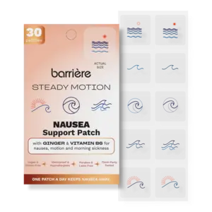 BARRIERE Steady Motion Nausea Relief Patch - One-color