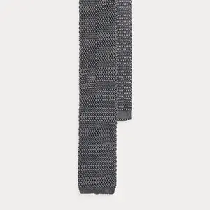 Ralph Lauren Knit Silk Tie - Dark Grey