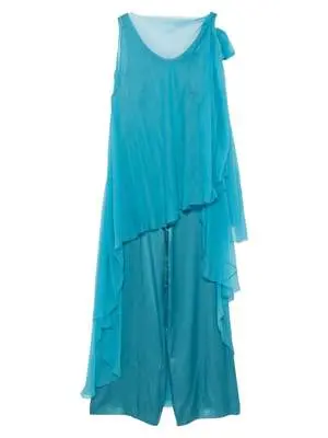 Alberta Ferretti Silk Jumpsuit For
