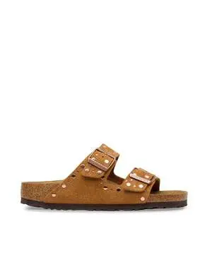 BIRKENSTOCK Embellished Two-strap Sandals - Mink