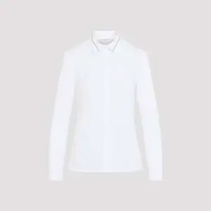 Peserico Bi-material Cotton T-shirt