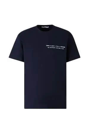 Givenchy Graphic Logo Cotton T-shirt - Navy
