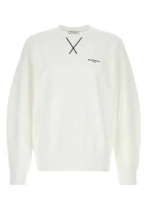 Givenchy GIVENCHY Full Zip Cotton Sweatshirt White