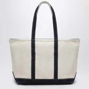 Polo Ralph Lauren Big Pony Logo Cotton Tote Bag - Beige