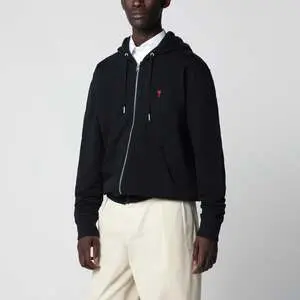 AMI Paris De Coeur Zip-up Hoodie