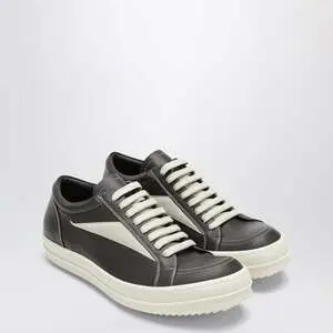 Rick Owens Leather Lace Up Sneakers