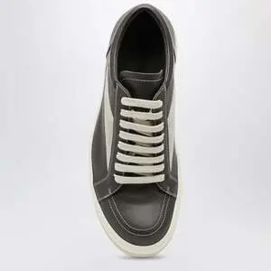 Rick Owens Leather Lace Up Sneakers