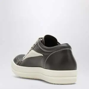 Rick Owens Leather Lace Up Sneakers