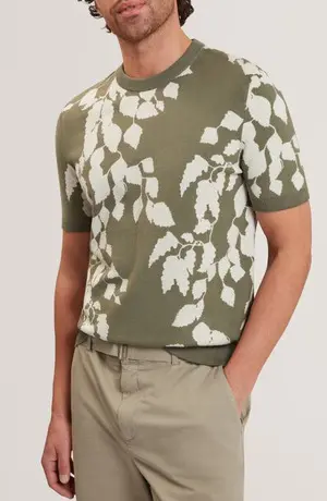 Ted Baker London Alddat Leaf Print T-shirt