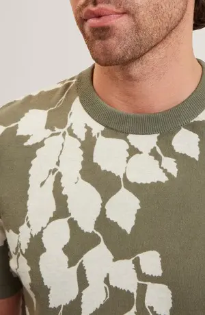 Ted Baker London Alddat Leaf Print T-shirt