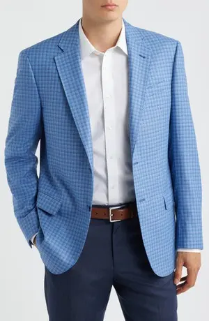 Emporio Armani Shadow Check Virgin Wool Sport Coat