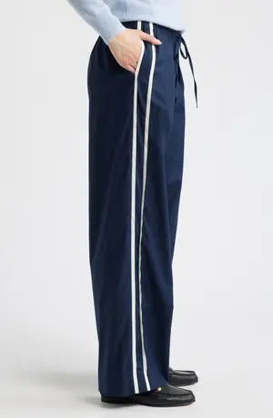 REFORMATION Julien Wide Leg Poplin Pants