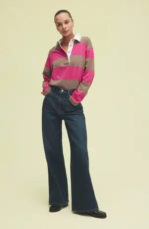 REFORMATION Cary Slouchy High Rise Wide Leg Jeans