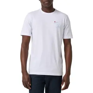 Travis Mathew Dreams To Reality Cotton Graphic T-shirt - White