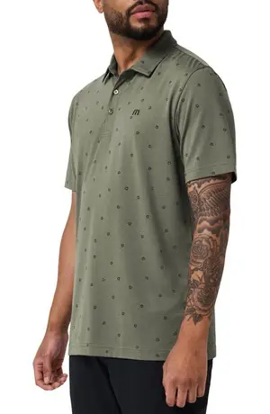 Travis Mathew Performance Jersey Polo - Dark Olive