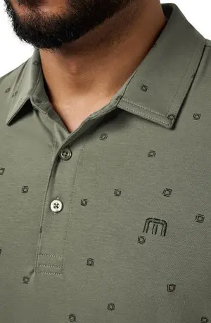 Travis Mathew Performance Jersey Polo - Dark Olive