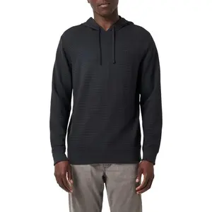 Travis Mathew Thick As Thieves Stripe Hoodie Black