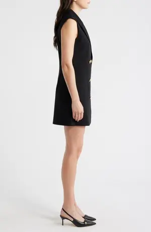 French Connection Whisper Double Breasted Blazer Dress