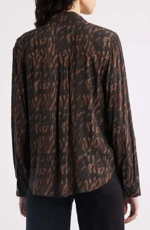 Rails Josephine Leopard Print Button-up Shirt