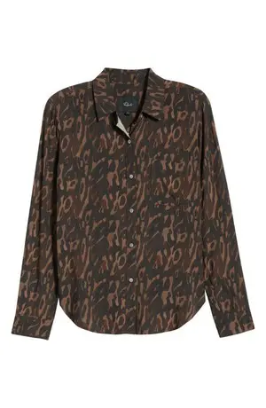 Rails Josephine Leopard Print Button-up Shirt