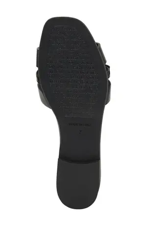 Bruno Magli Farra Slide Sandal - Black Leather