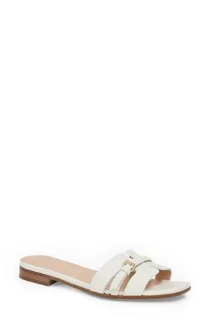 Bruno Magli Farra Slide Sandal Bone Leather