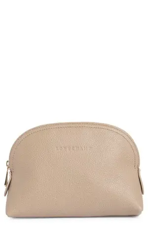 Longchamp Le Foulonné Small Dome Cosmetics Case - Turtle Dove