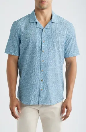 Johnnie-o Daher Performance Camp Shirt - Maliblu
