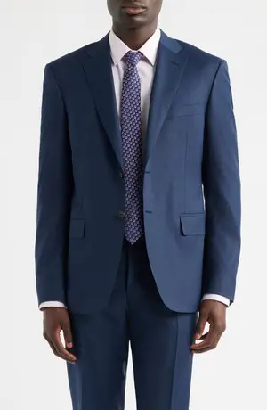 Canali Siena Regular Fit Wool Suit