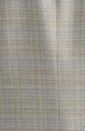 Canali Kei Trim Fit Plaid Wool & Silk Blend Sport Coat