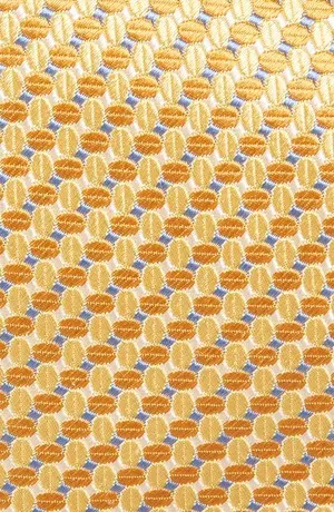 Canali Geometric Silk Tie