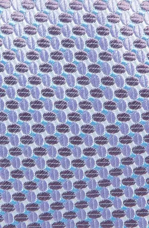 Canali Geometric Silk Tie