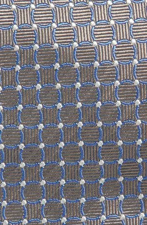 Canali Geometric Silk Tie